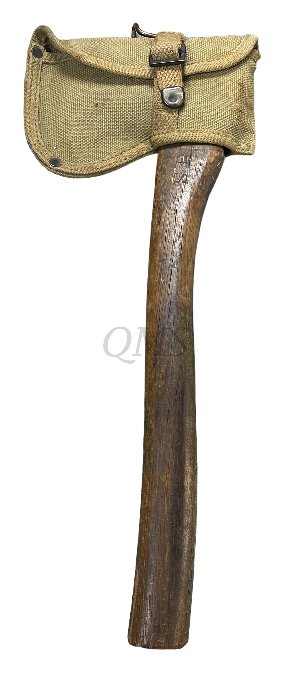 US Army M1910 Hand Held Ax Axe or Hatchet with Canvas Cover