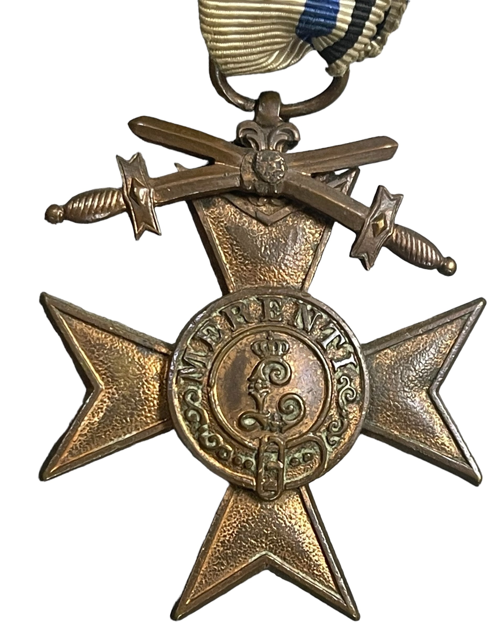 WW1 German Bavarian Military Merit Cross 3rd class with Swords